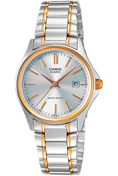 Кварцевые женские наручные часы Casio Collection Ltp 1183g 7a с индикацией даты купить с