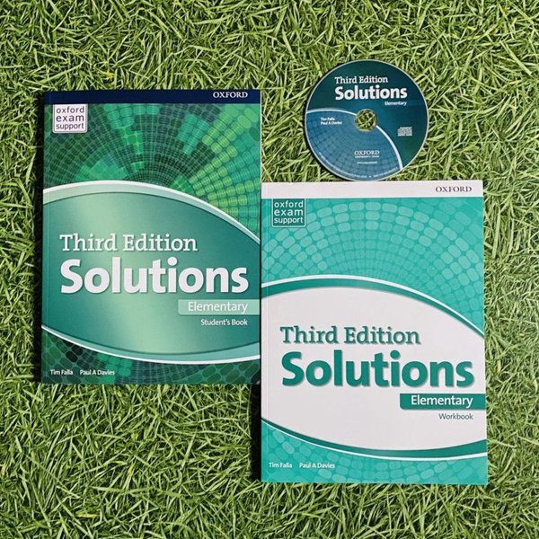 Solutions Third Edition Elementary Комплект Учебник+Тетрадь+CD - купить с доставкой по выгодным ...