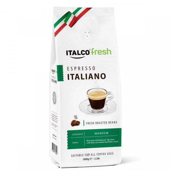 Кофе в зернах Italco Fresh Espresso Italiano, 1кг купить на OZON по ...
