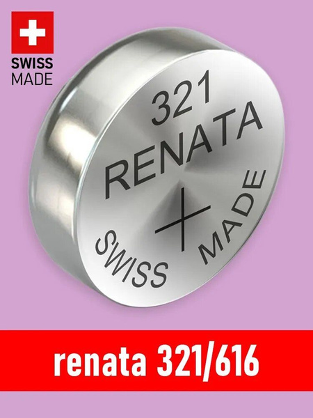 Renata Батарейка 321 (SR65, SR616), Ag2O (оксид-серебряный) тип купить ...