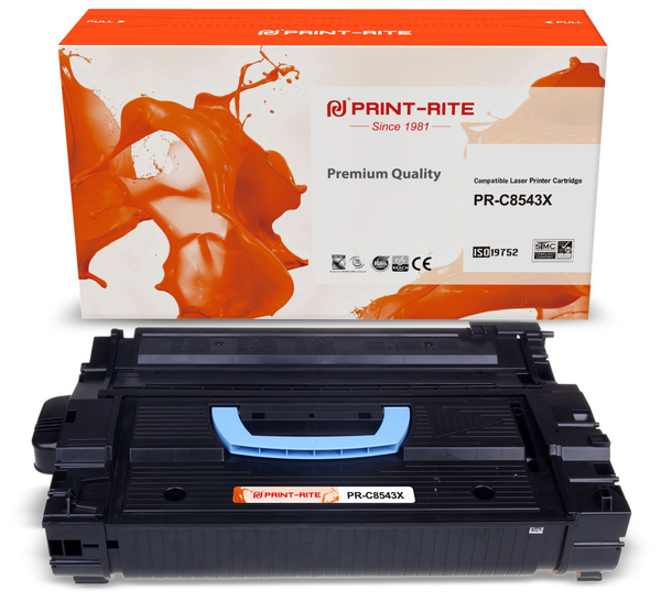 Расходник для печати PRINT-RITE Cart-HP-43X-Print-Rite, Черный (black ...