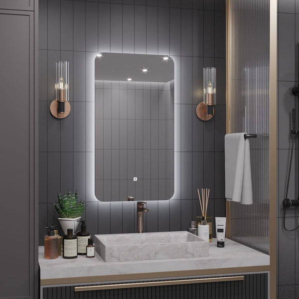 Зеркало для ванной Alias "Палантин _всё вместе", 110 см х 60 см - купить по выгодным ценам в ...