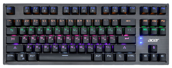 Механическая клавиатура Acer Клавиатура Acer OKW126 механическая черный ...