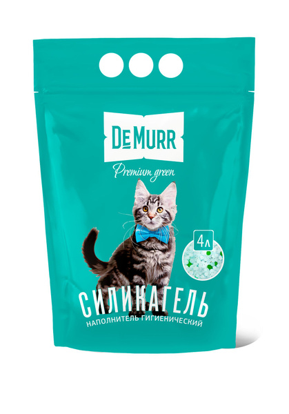 Силикагелевый наполнитель для кошек DeMurr 4л купить на OZON по низкой ...
