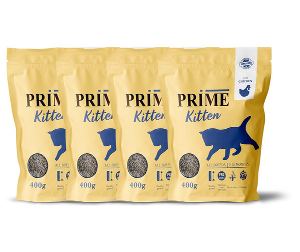 PRIME KITTEN курица 400гр для КОТЯТ 2-12мес х 4шт. купить на OZON по ...