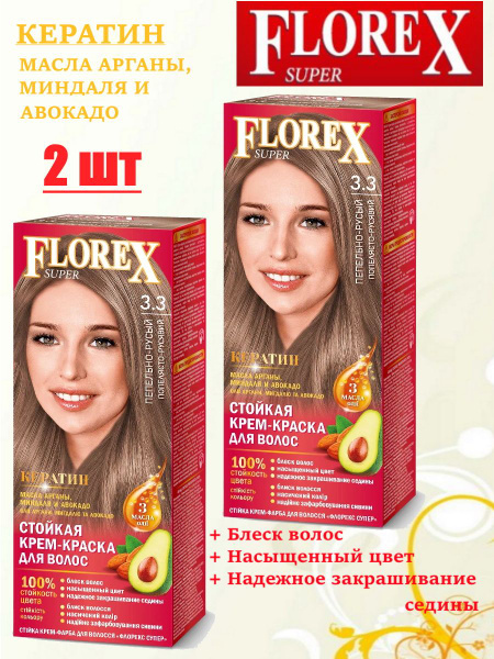 Флорекс Краска для волос, 100 мл - купить с доставкой по выгодным ценам ...