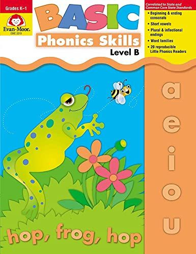 Basic Phonics Skills, Grades K-1 (Level B) - Teacher Reproducibles ...