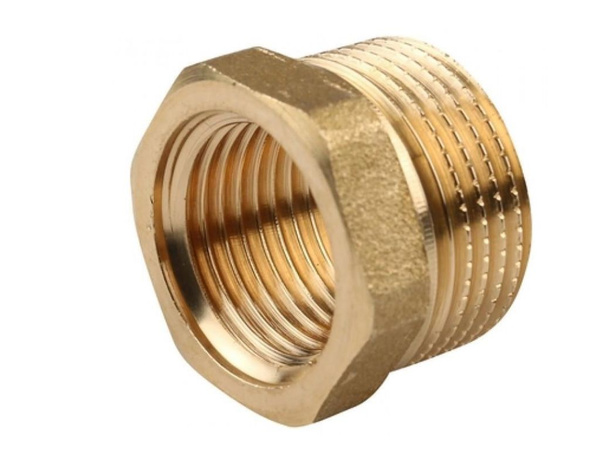 Футорка 3/4"н*1/2"в латунь - купить в интернет-магазине OZON по ...