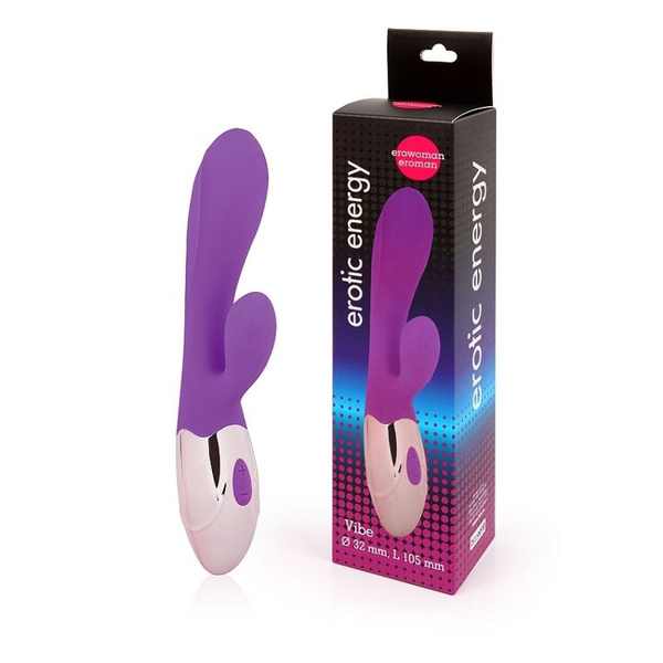 Erowoman-Eroman Вибратор, цвет: фиолетовый, 12 см - купить с доставкой по выгодным ценам в ...