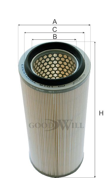 Фильтр воздушный Goodwill AG1018;AG 1018 - купить по выгодным ценам в ...