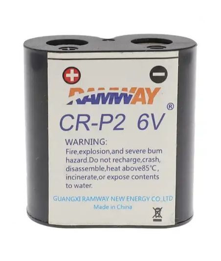 Ramway Батарейка CR-P2, Литиевый тип, 6 В - купить с доставкой по ...