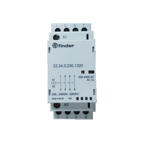 Реле Finder 22.32.0.230.1320 контактор 4 NO управление 220 В - купить ...