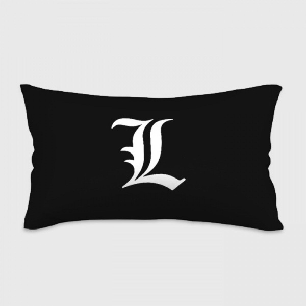 Подушка 3D антистресс DEATH NOTE ТЕТРАДЬ СМЕРТИ L 25x36 - купить по ...