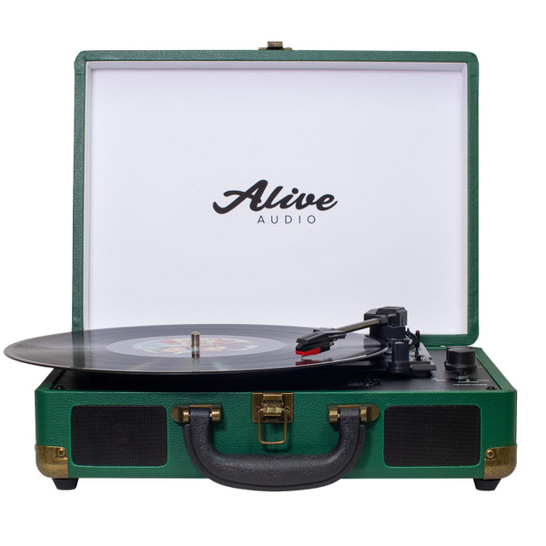 Виниловый проигрыватель Alive Audio Glam Pine c Bluetooth по низкой ...