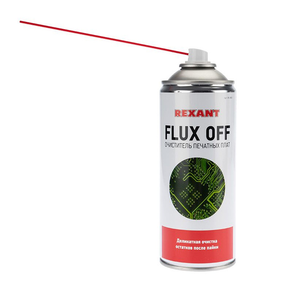 Очиститель печатных плат FLUX OFF (400 мл) REXANT 85-0003 - купить с ...