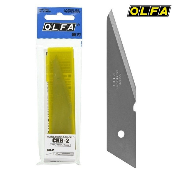 Лезвие 20 мм OLFA из нержавеющей стали OL-CKB-2 для ножа OL-CK-2 - купить с доставкой по ...