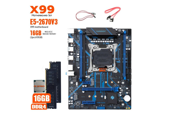 Материнская плата HUANANZHI X99 QD4 купить по низкой цене с доставкой и ...
