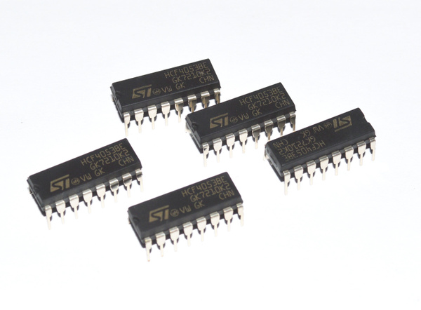 Микросхемы HCF4053BE, DIP16, 5 штук - купить с доставкой по выгодным ...