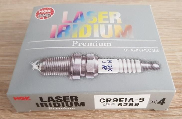 Комплект свечей зажигания иридий, 4 шт. NGK Laser Iridium CR9EIA-9 (6289) - МОТО - KAWASAKI ER ...