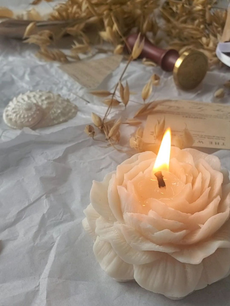 Свеча ароматическая "Пион", 4 см х 7 см, 1 шт купить по выгодной цене в ...