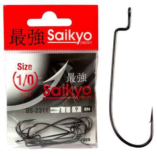 Saikyo Крючок рыболовный, вес 1 шт:5 г - купить с доставкой по выгодным ...