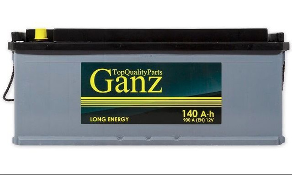 Аккумулятор автомобильный 12v 140 Ah GANZ 140 Ah 900 А R+ прямая ...