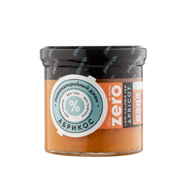 Джем Mr. Djemius Zero абрикосовый без сахара 270 г - купить с доставкой по выгодным ценам в ...