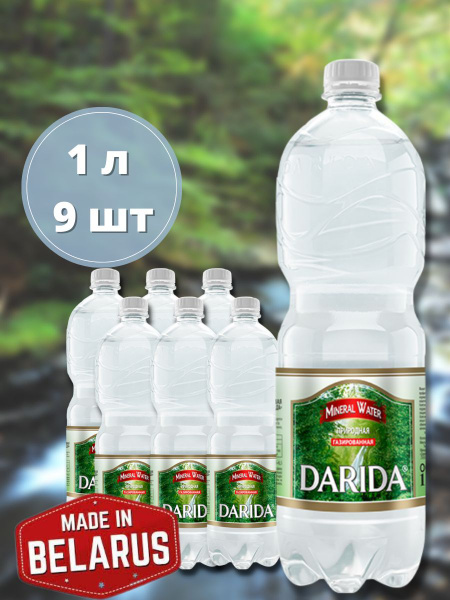 ДАРИДА DARIDA Вода Минеральная Газированная 1000мл. 6шт купить на OZON ...