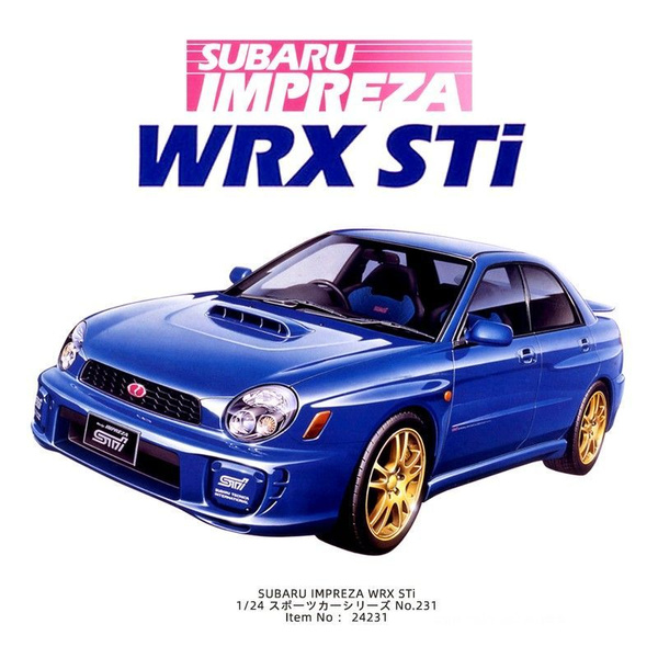 Сборная модель Машинка Tamiya-24231 1/24 Subaru Impreza WRX Sti car ...