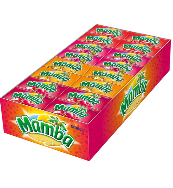 Конфеты жевательные Mamba 26,5 г х 48 шт - купить с доставкой по выгодным ценам в интернет ...