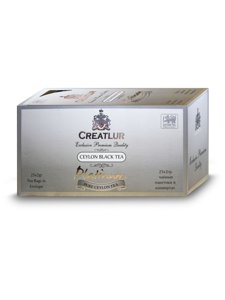 Черный чай CREATLUR Platinum "Ceylon Black Tea" 25п. - купить с ...