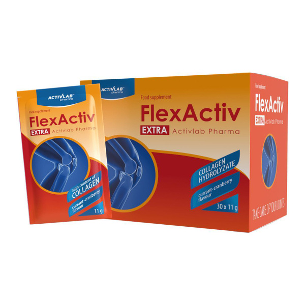 Комплекс для суставов и связок Activlab FlexActiv EXTRA, 30 пакетиков ...