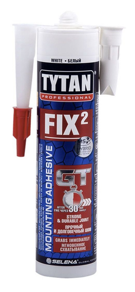 Клей монтажный Tytan Professional Fix2 GT 290 мл белый - купить с ...