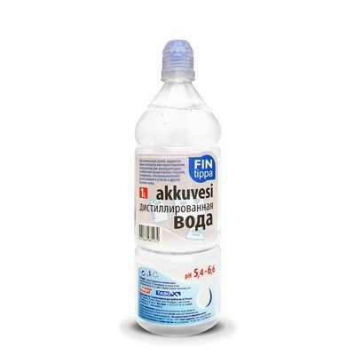Fin Tippa Вода дистиллированная, 1 л, 1 шт. - купить с доставкой по ...
