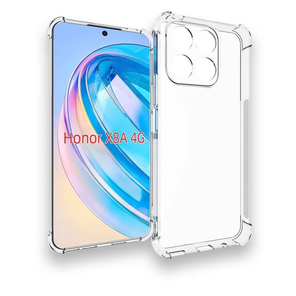 Чехол противоударный на Honor X8a/ Чехол на Хонор х8а с защитой камеры ...