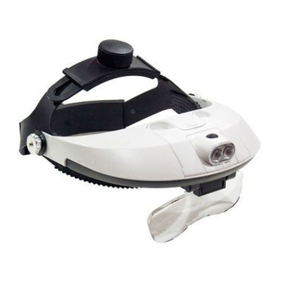 Лупа налобная Kromatech MG81001-H с подсветкой 1-6х - купить с ...