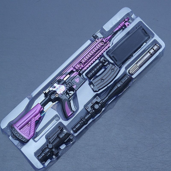 Характеристики Мини AKM модель оружия Battlefield PUBG серия брелок M416 AWM AKM 98K M24 M16 ...