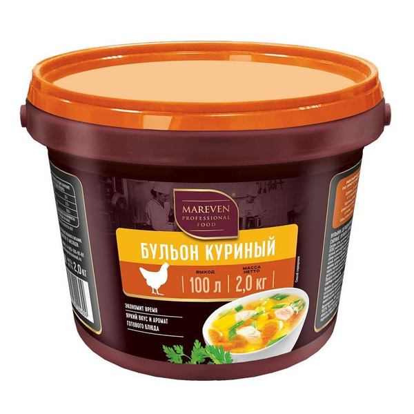 Куриный Бульон 2 кг Mareven Food Россия - купить с доставкой по ...