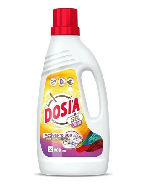 Гель для стирки Dosia Color для цветного белья, 900 мл - купить с ...