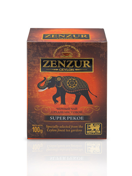 ZENZUR Чай черный байховый SUPER PEKOE 100 г. - купить с доставкой по ...