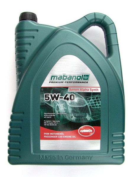 Масло моторное Mabanol 5W-40 Синтетическое - купить в интернет-магазине ...