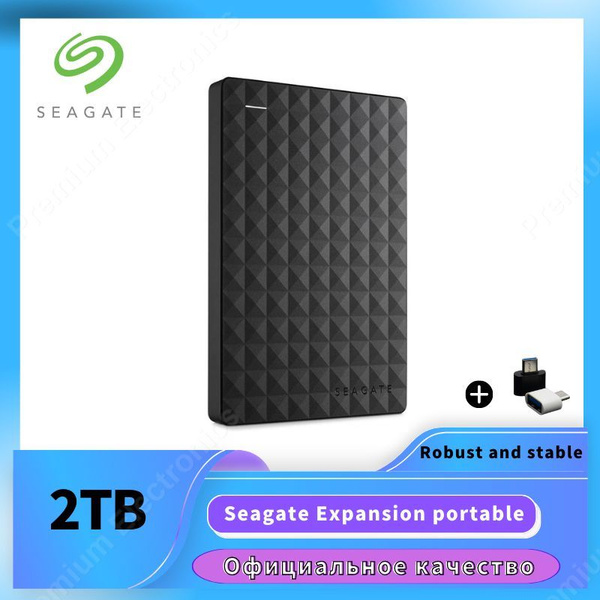 Seagate 2 ТБ Внешний жесткий диск External Hard Drive HDD X ...