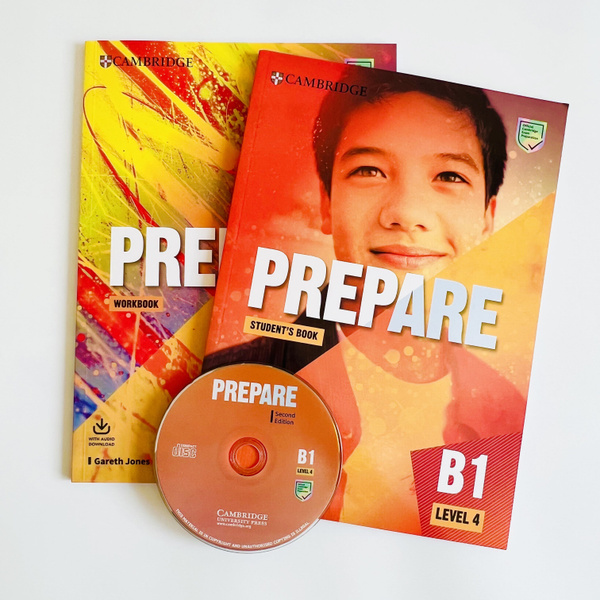 Prepare B1. Level 4: Student's Book+Workbook+CD комплект - купить с доставкой по выгодным ценам ...