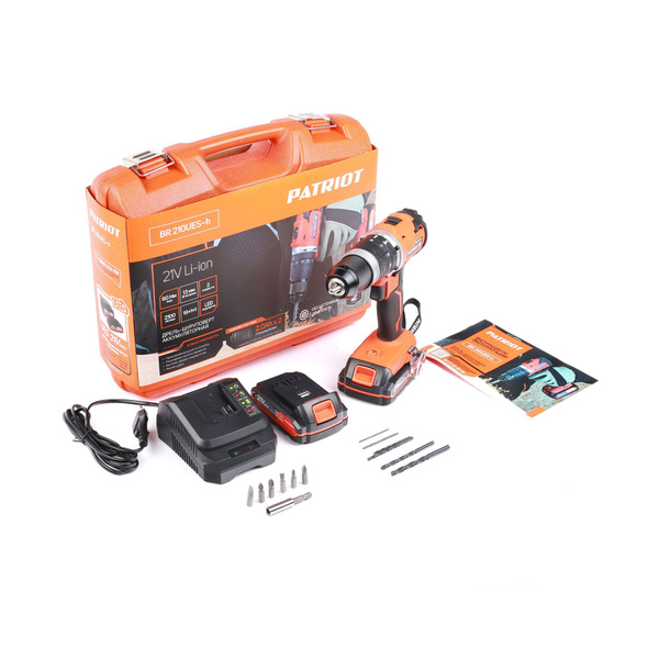 Дрель-шуруповерт PATRIOT BR 210Li-h, От аккумулятора - купить по низкой ...