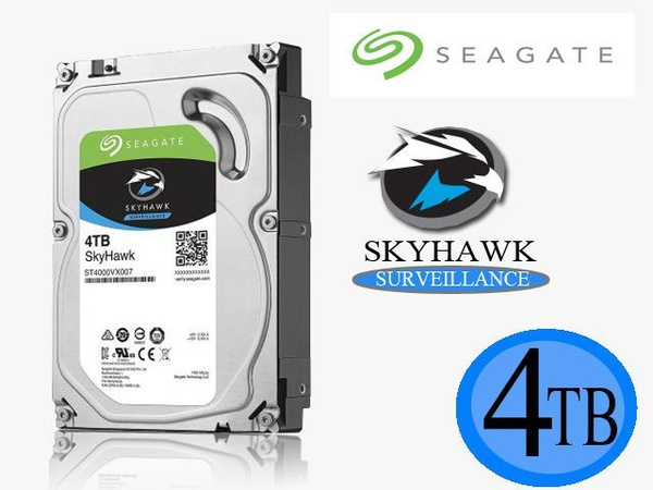 Жесткий диск Seagate SkyHawk 4ТБ (ST4000VX007) HDD 4 ТБ Внутренний ...