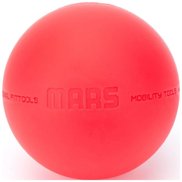 Мяч для МФР Original FitTools 9 см, одинарный, FT-MARS-RED красный ...