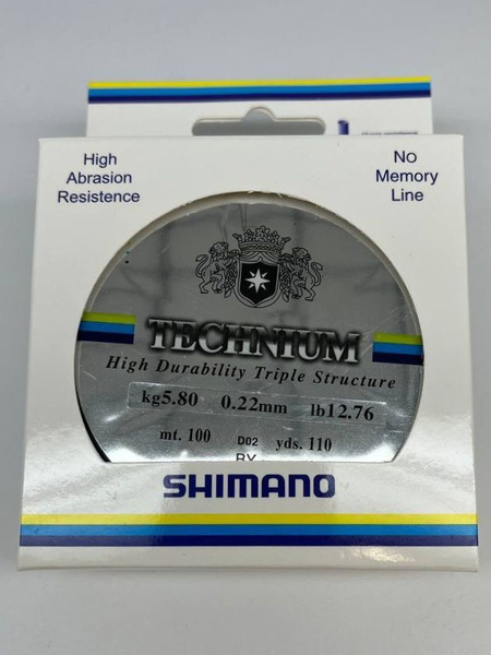 Монофильная леска для рыбалки Shimano technium, 1 шт. по 100 м купить по выгодной цене в ...