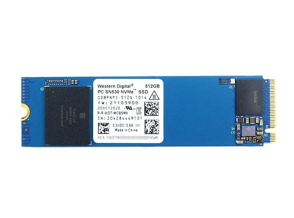 256 ГБ Внутренний SSD-диск Western Digital PC SN530 NVMe (SDBPNPZ-256G ...