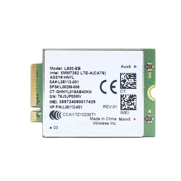 Для HP L830-EB WIFI карта 4G LTE L830 L35286-005 7262 LTE модуль Cat6 ...