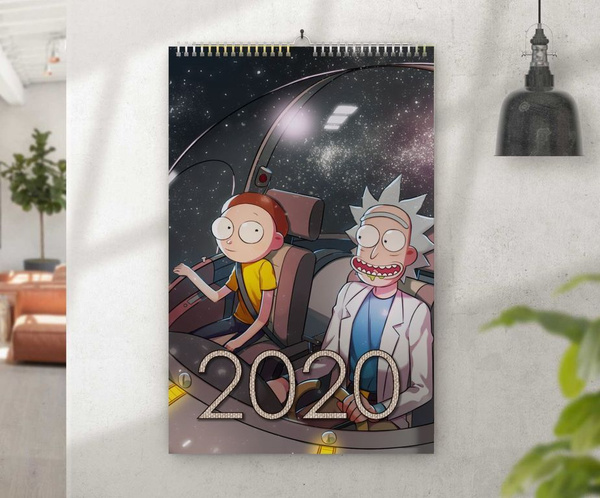 Календарь перекидной Рик и Морти, Rick and Morty №43 - купить с ...